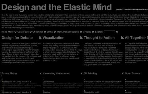 Design And The Elastic Mind The Fwa