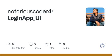 Github Notoriouscoder4loginappui