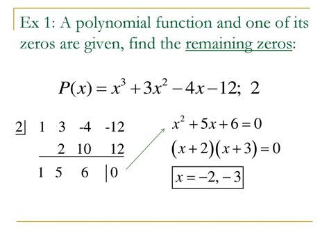 Factor Theorem & Rational Root Theorem - ppt download