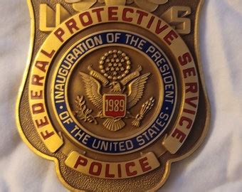 Federal Protective Service Badge Etsy