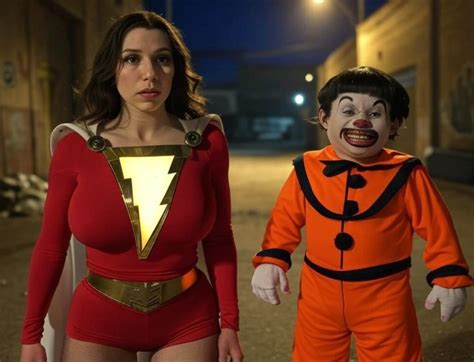 Mary Marvel Encounter Gaggy Gagsworth 1 By Arthurjoh On Deviantart