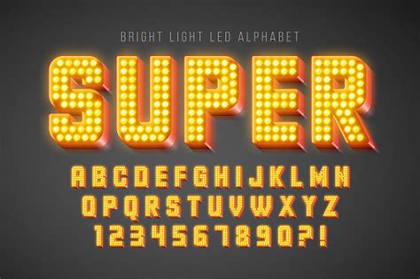 복고풍 쇼 알파벳 디자인 카바레 Led 램프 문자와 숫자 브로드웨이 맨해튼에 대한 스톡 벡터 아트 및 기타 이미지 브로드웨이 맨해튼 Cabaret 엔터테인먼트 텐트