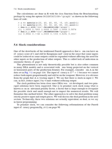benchmarking with dea sfa and r 318 pdf linear programming