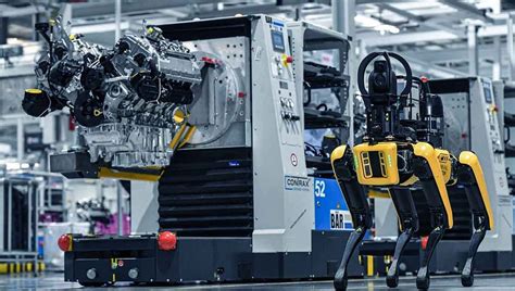 현대의 개 Bmw 공장 돌아다닌다 스팟 로봇개 본격 투입