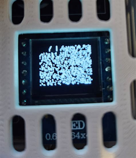 oled screen on diy v4 showing gibberish airgradient forum