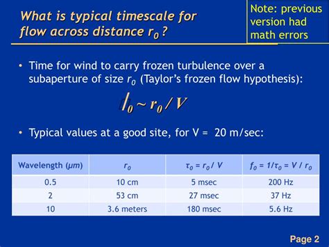 Ppt Propagation Of Light Through Atmospheric Turbulence Lecture 6 Astr 289 Powerpoint