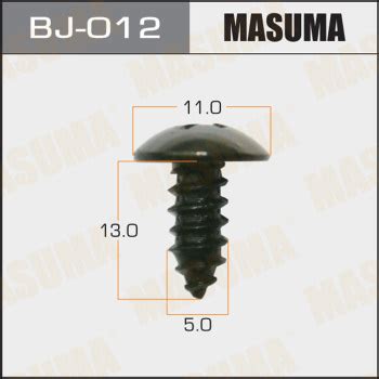 BJ012 Саморез MASUMA 5x13мм, набор 15шт MASUMA | Запчасти на DRIVE2