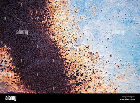 A Rusting Piece Of Metal Stock Photo Alamy