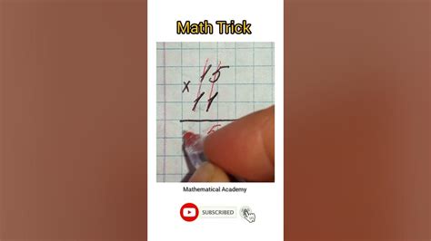 Math Trick Logicalstation Maths Mathstricks Mathematics Shorts
