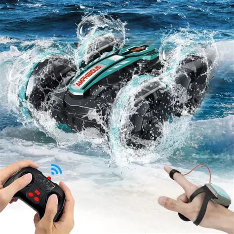 amphibious remote control car toy gesture sensor 4wd off road rc stunt