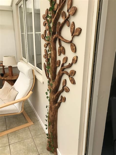 Wooden Tree Bookcase Bookshelf Handmade Interior Furniture Etsy UK