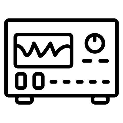 Premium Vector Oscilloscope Vector Illustration