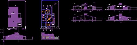 Planos De Unifamiliar En DWG AUTOCAD Vivienda Unifamiliar Proyectos En PlanosPara