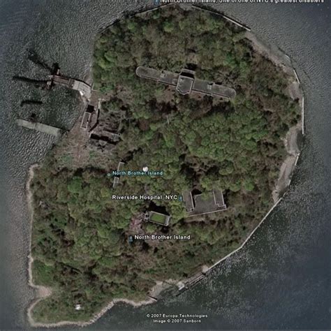 North Brother Island Map