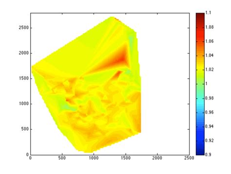 Voltage Contour Plot Based On Phase Angle After Loss The Network