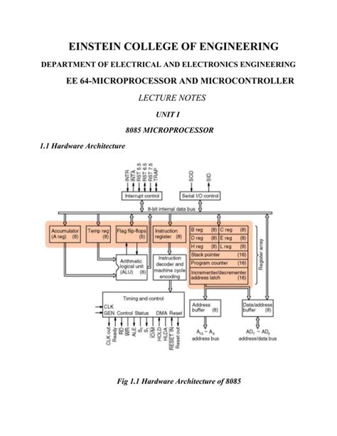 Microprocessor And Microcontroller Pdf
