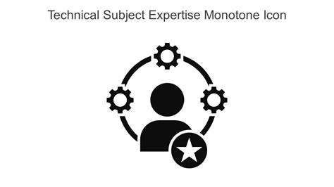 Technical Subject Expertise Monotone Icon In Powerpoint Pptx Png And