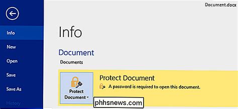 Documenten En Pdfs Beveiligen Met Microsoft Office