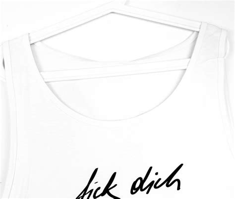 Fick Dich Classy Top Big White FICK DICH AT