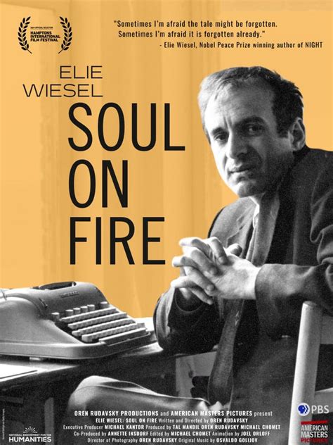 Elie Wiesel Soul On Fire At Central Mass Jewish Film Fest