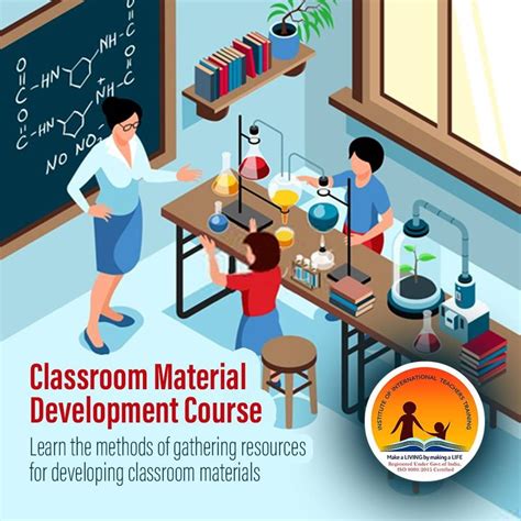 Certificate Course In Classroom Material Development Classroom Material Resource Classroom