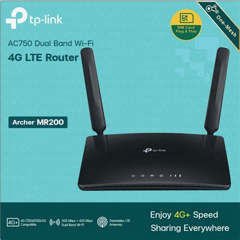 Tp Link Archer Mr Ac Wireless Dual Band G Lte Router Shopee Thailand