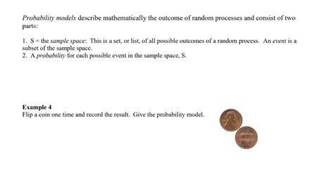 Solved Probability Models Describe Mathematically The Chegg