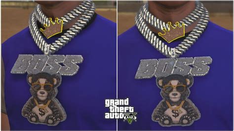 GTA Chain Mods Boss Double Cuban Glowing Chain For MP Male Fivem Ready Singleplayer