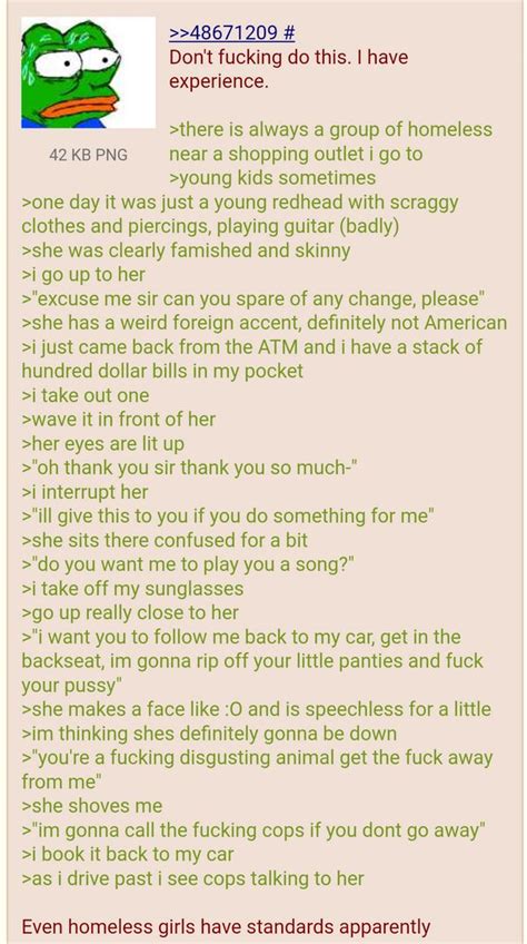 Anon Tries His Luck With A Homeless Girl Scrolller