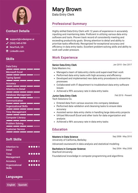 27 Ideal Career Objectives For Data Entry Clerk Resumes In 2025