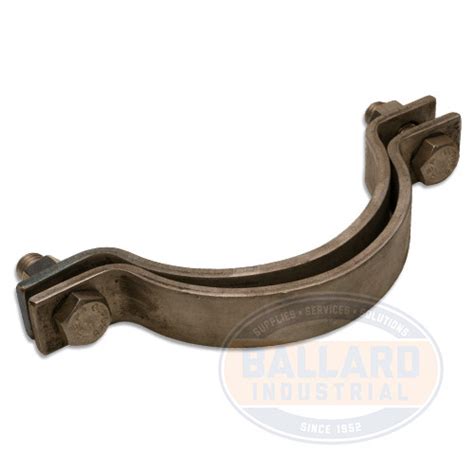 Pipe Hanger 212 Riser Clamp 10 Ss 304 Includes Fasteners Emi 212ss1000 Ballard Industrial