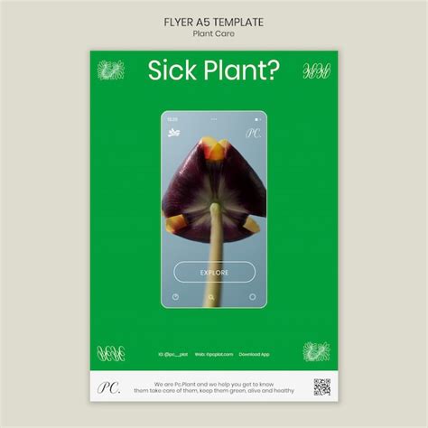 Premium Psd Plant Care Template Design