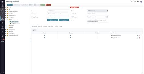 Managing Reports
