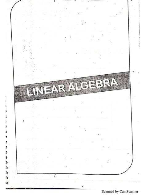 Career Endeavour Linear Algebra Topic Wise Questions Pdf