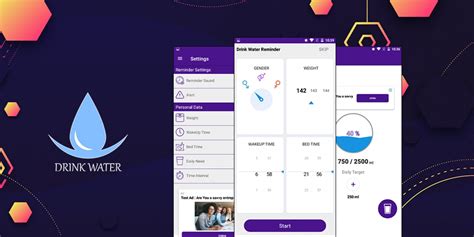 Drink Water Reminder Android App Template By VMCodes Codester