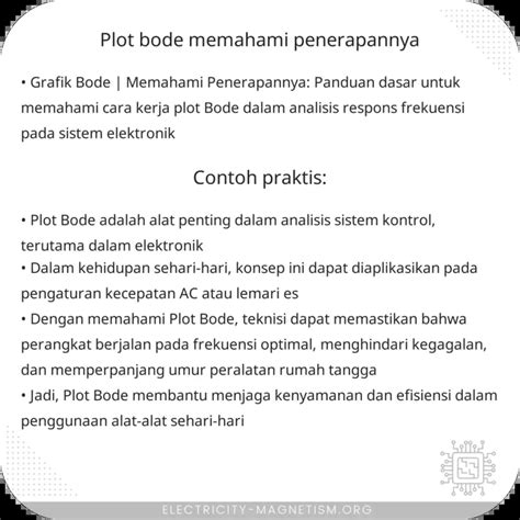 Plot Bode Memahami Penerapannya