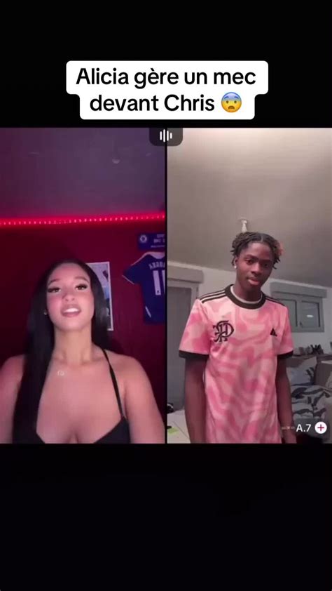 Alicia Gère Un Moment Hilarant Devant Chris Tiktok