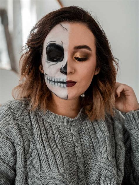 Diy Skeleton Makeup Easy Halloween Skeleton Makeup Tutorial