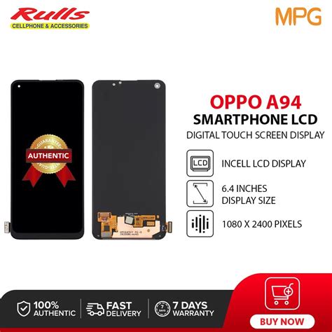 Smartphone LCD For Oppo A94 INCELL Digital Touch Screen Display Frame Assembly Shopee
