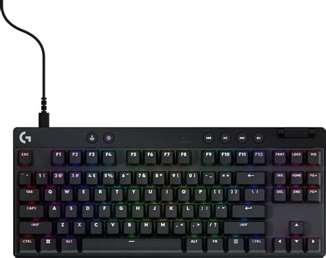 Logitech G Pro X Tkl Rapid Tenkeyless Wired Gaming Keyboard With