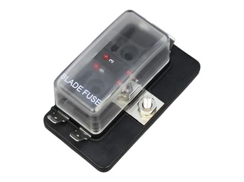 Standard Blade Fuse Box With Leds 4 Way 12 Volt Planet
