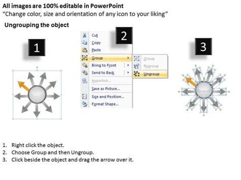 Circular Steps Diverging And Converging Ppt Relative Cycle Arrow Diagram PowerPoint Templates