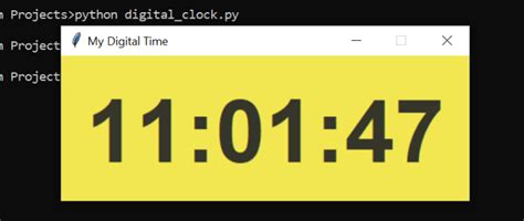 Building A Digital Clock With Python Sonsuz Design