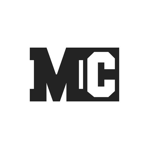 Premium Vector Initial Letter MC Logo Design Template MC Logo