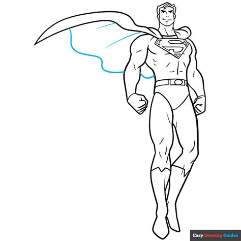Superman Drawing Step By Step