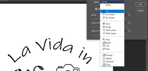 How To Warp Text In Photoshop Quick Steps
