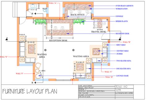 Interior Design Of A Reception Area Behance