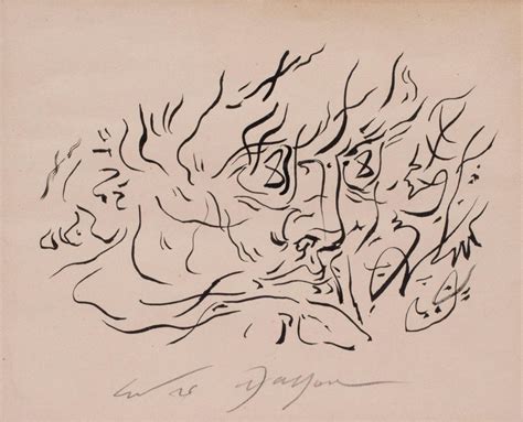 André Masson Surrealist Artist Andre Massons Self Portrait 1944