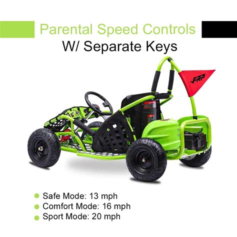 Frp Baja X 48v 1000w Brushless Electric Go Kart 3 Speed Setting Go
