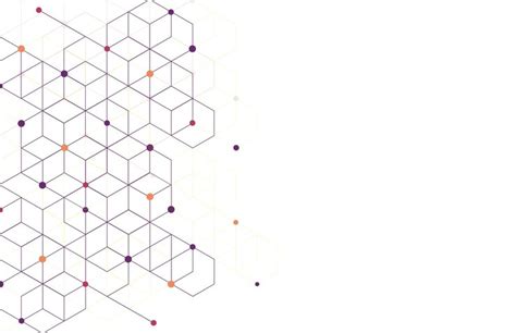 Premium Vector Abstract Geometric Boxes Pattern Dot Line Connection